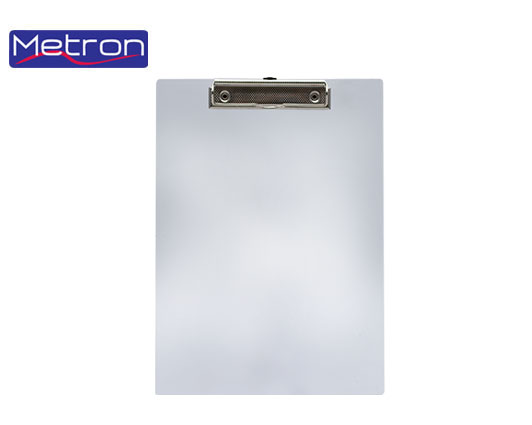 METRON ΠΙΝΑΚΙΔΑ ΣΕΜΙΝΑΡΙΟΥ ΜΕ ΠΙΑΣΤΡΑ Α4 ΠΛΑΣΤΙΚΟ ΔΙΑΦΑΝΟ ΛΕΥΚΟ - Επιλογή